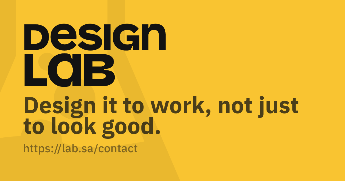 Designlab Design It To Work Not Just To Look Good
